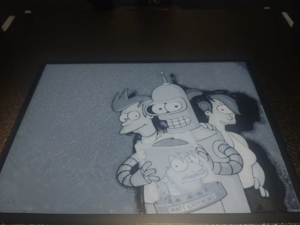 Futurama HueForge by Seb - MakerWorld
