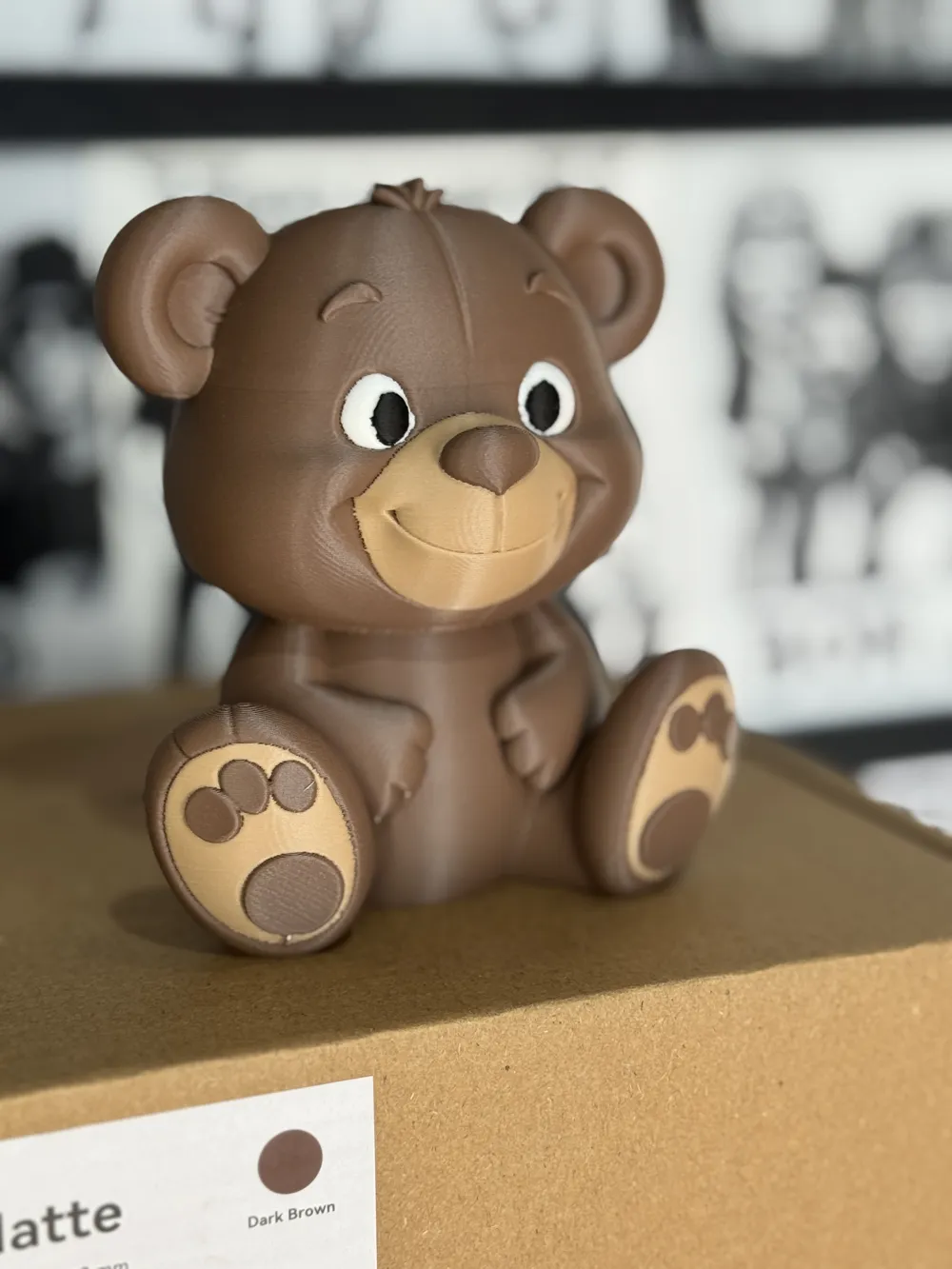 Smiley "Grumpy" Bear - Free 3D Print Model - MakerWorld