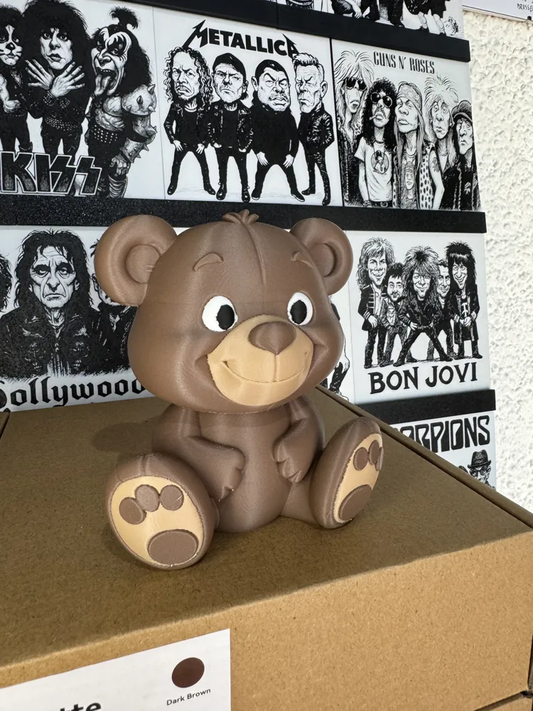 Smiley "Grumpy" Bear by Lemmy3DPrint MakerWorld: Download Free 3D Models