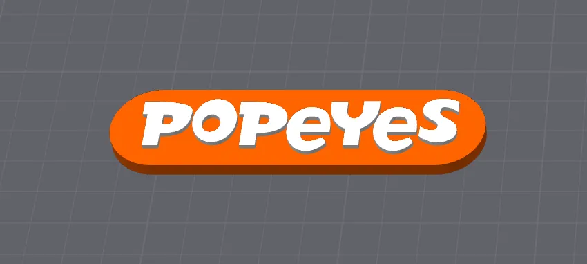 Popeyes Sign by Jerry - MakerWorld