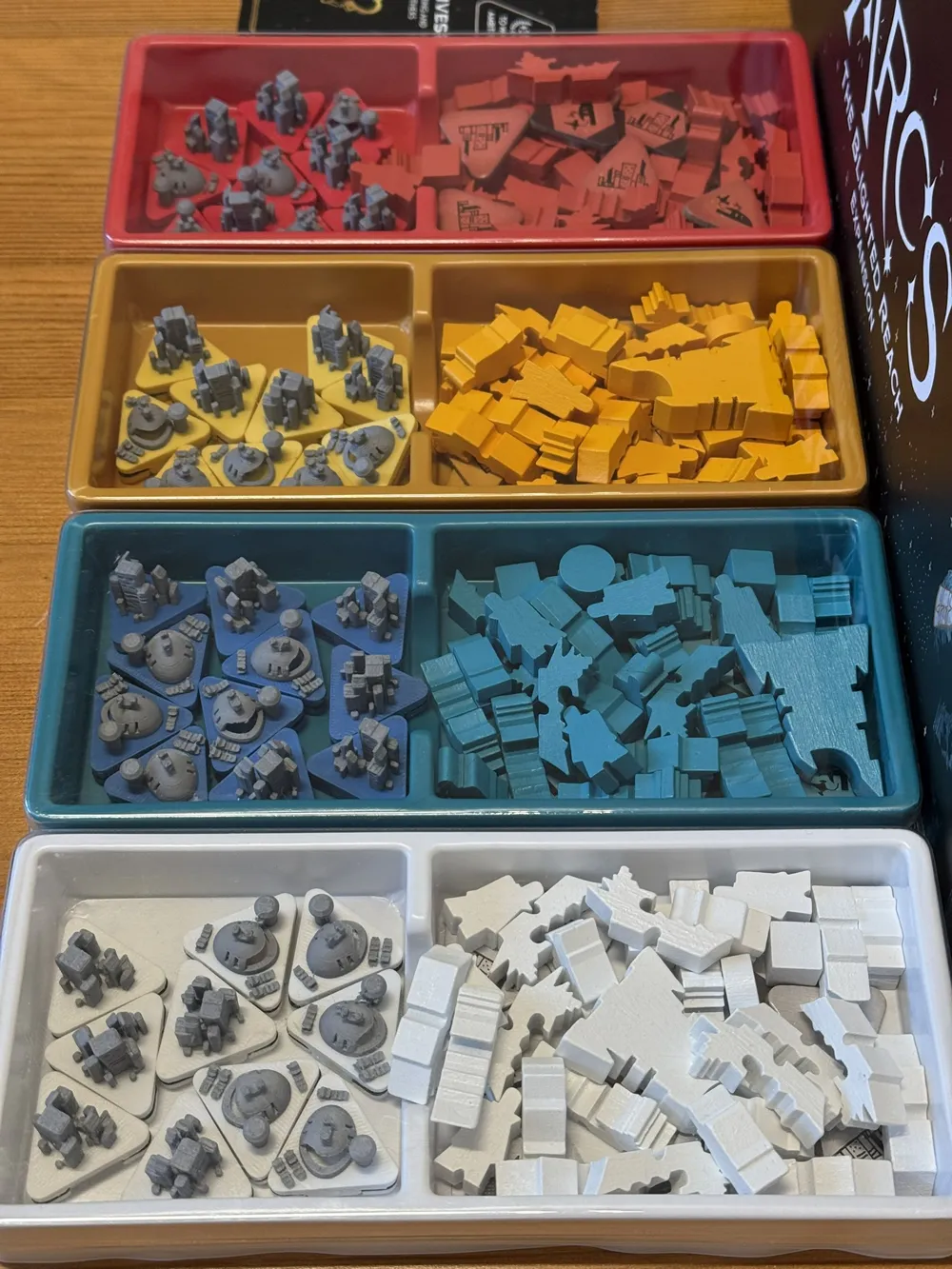 Arcs Board Game Building Tokens - City & Starport by BlindWo1f ...