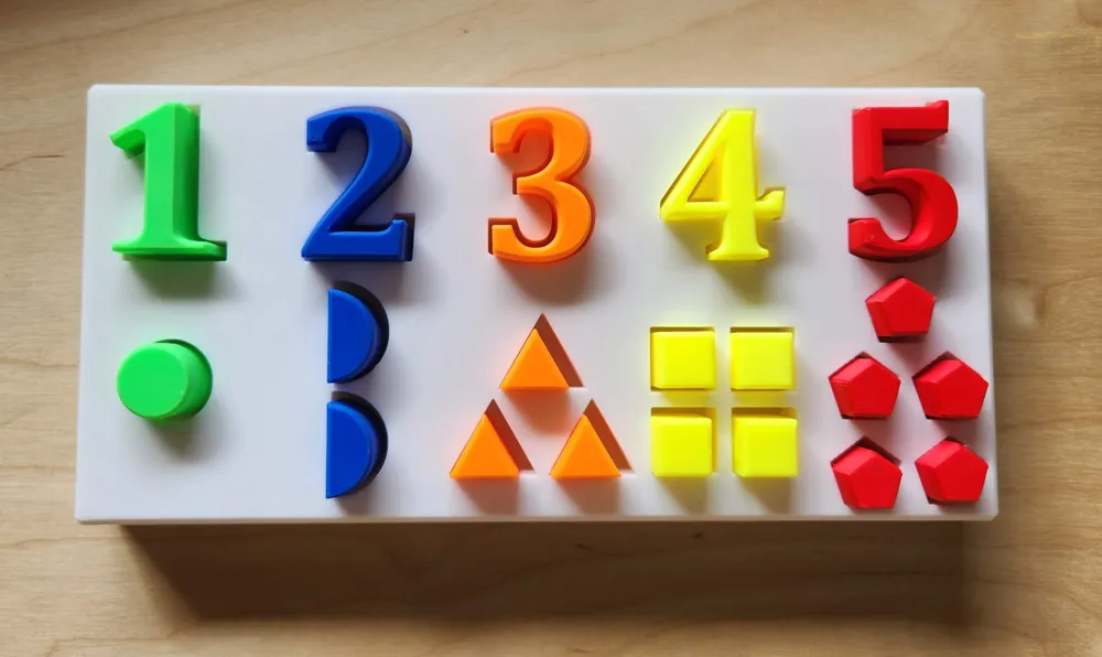 Counting number board - Montessori style by Print Doc - MakerWorld