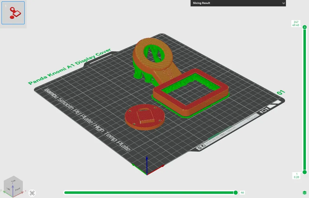 Panda Knomi Display Cover for Bambu A1 by Outlaw MakerWorld: Download ...