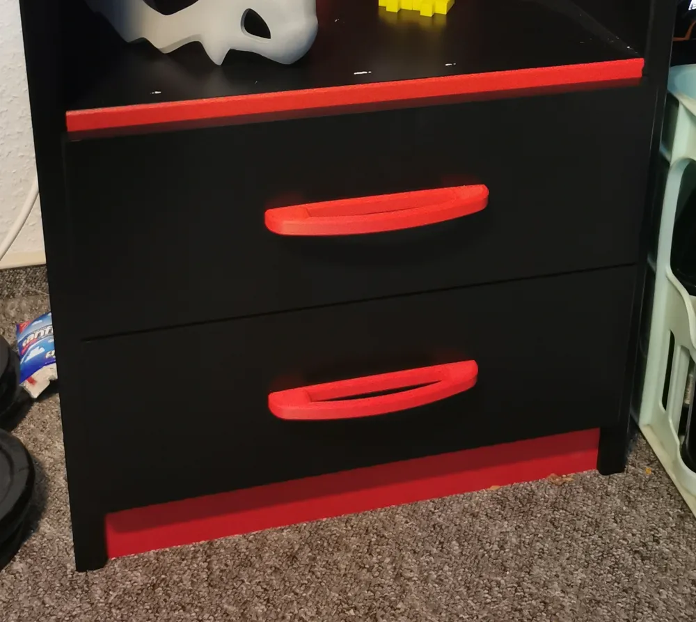 Drawer Handle 128mm - Easy Print / Furniture Handle - Free 3D Print ...