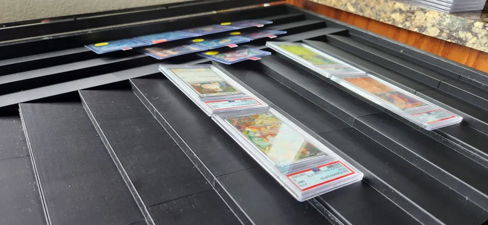 Pokemon Card and Slab Risers for Display Cases - Free 3D Print Model ...