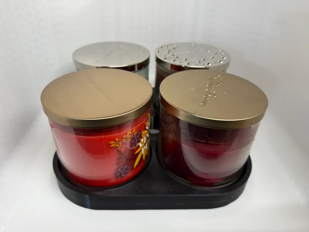 Bath & Body Stackable 3 or 1 Wick Candle Organizer by barbasnoo ...