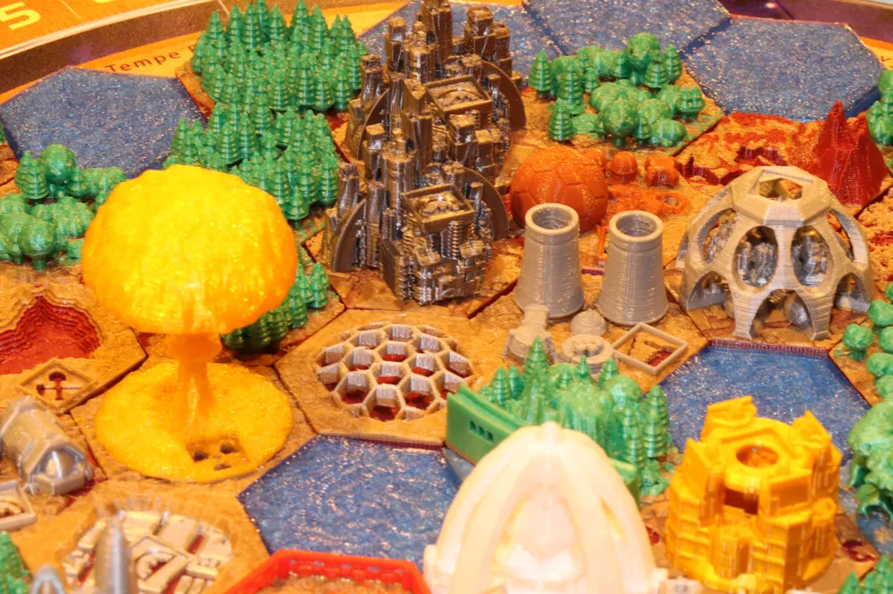 RifRaf Terraforming Mars 3D Tiles BASE GAME by SMRifRaf MakerWorld ...