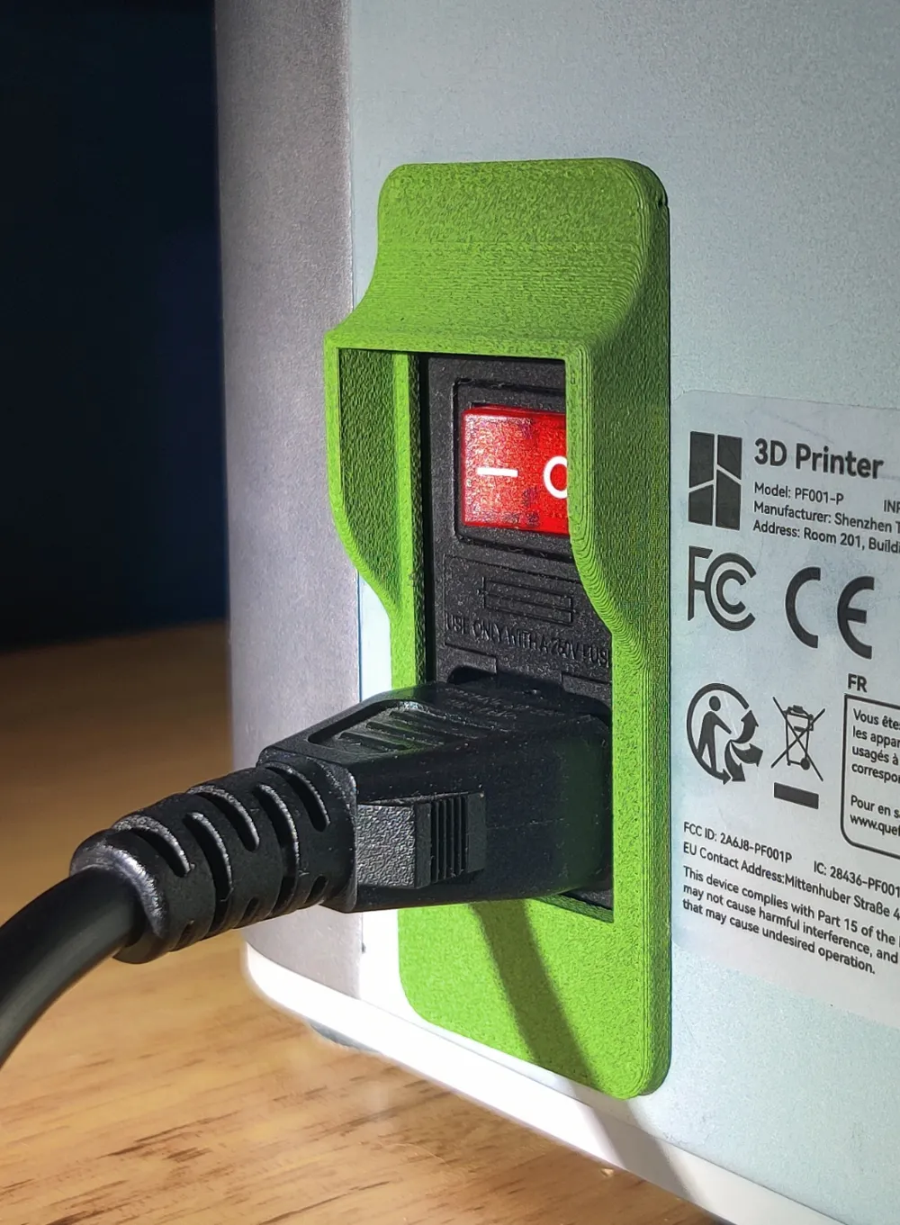 X1C/P1 Power Switch Cover by siryeah - MakerWorld