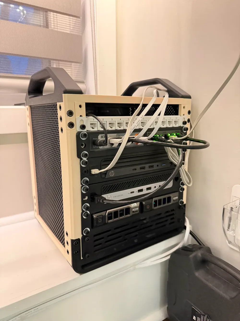 KWS Rack v.2 - Heavy‑Duty 10‑Inch Homelab Rack - Free 3D Print Model ...