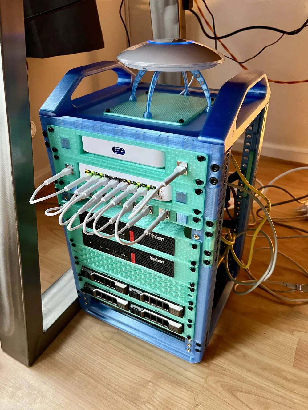 KWS Rack v.2 - Heavy‑Duty 10‑Inch Homelab Rack - Free 3D Print Model ...