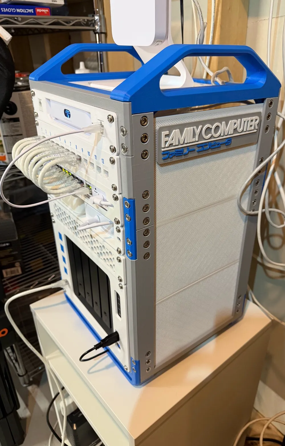 KWS Rack v.2 - Heavy‑Duty 10‑Inch Homelab Rack - Free 3D Print Model ...