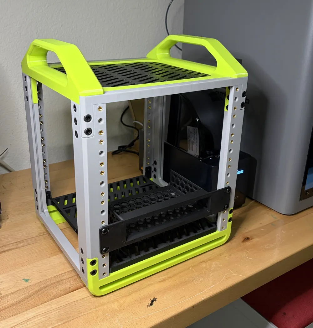 KWS Rack v.2 - Heavy‑Duty 10‑Inch Homelab Rack - Free 3D Print Model ...