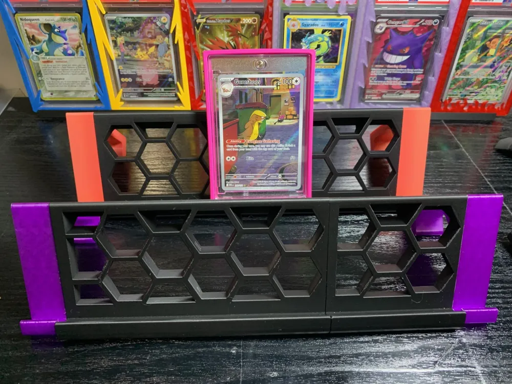 Honey Comb Card Display Risers - Free 3D Print Model - MakerWorld