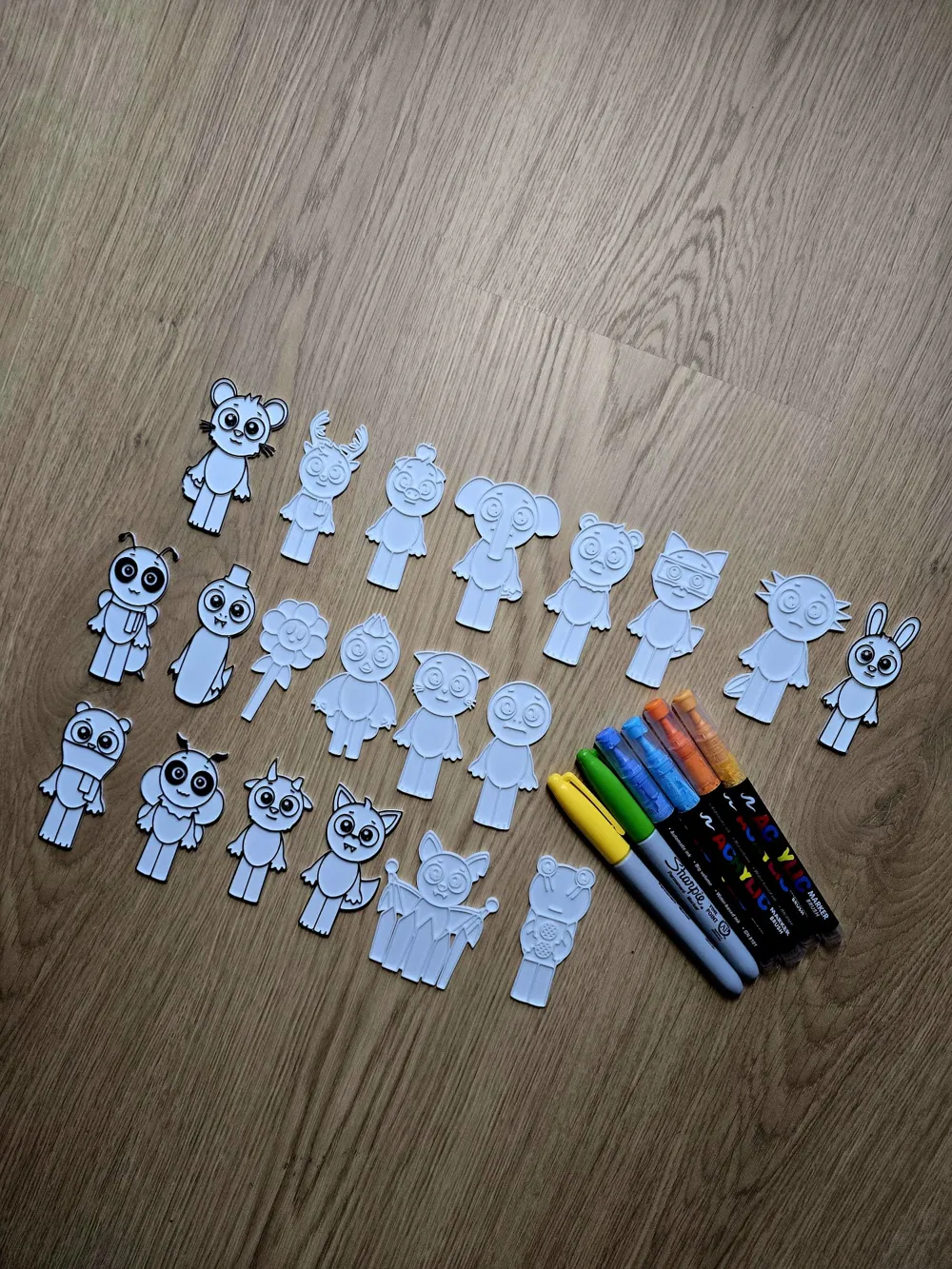 Abgerny Sprunki Character DIY Coloring Pack - Free 3D Print Model ...