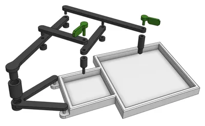 Pantograph Zen Garden by Parametric PoopMakerWorld: Download Free 3D Models