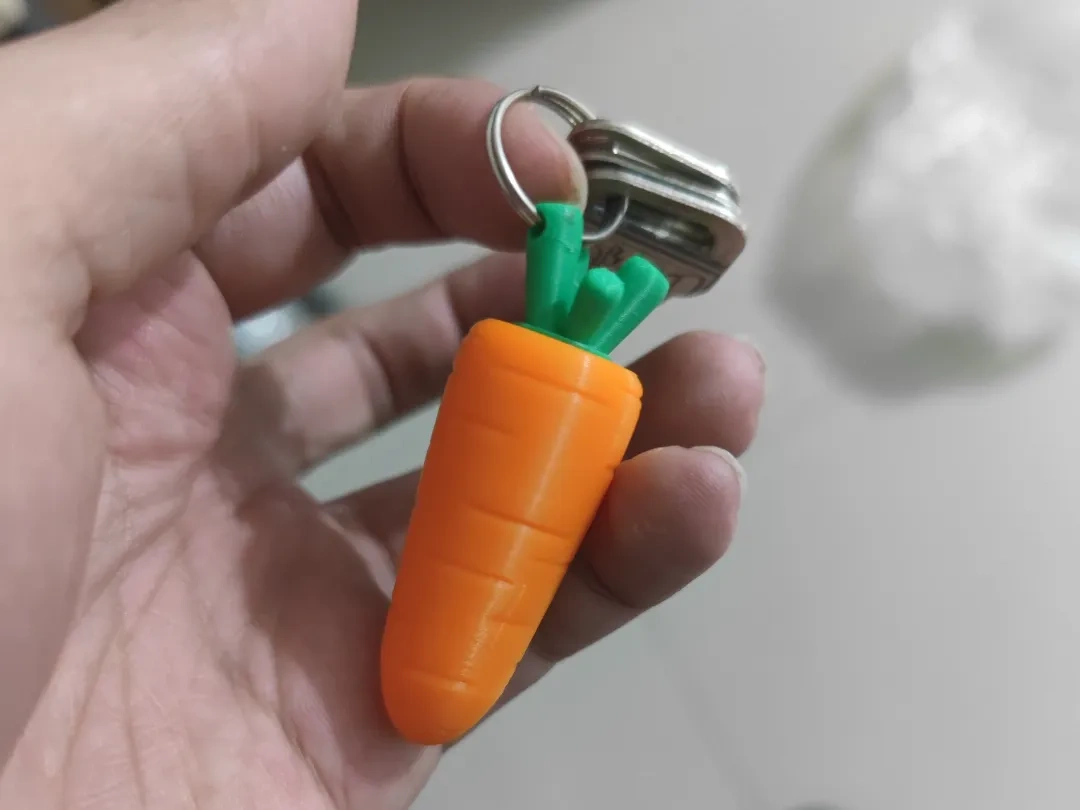 Mini Carrot Keychain by AiWen文创-OF酱 - MakerWorld
