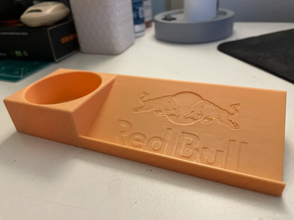 Red Bull Phone Stand - Free 3D Print Model - MakerWorld