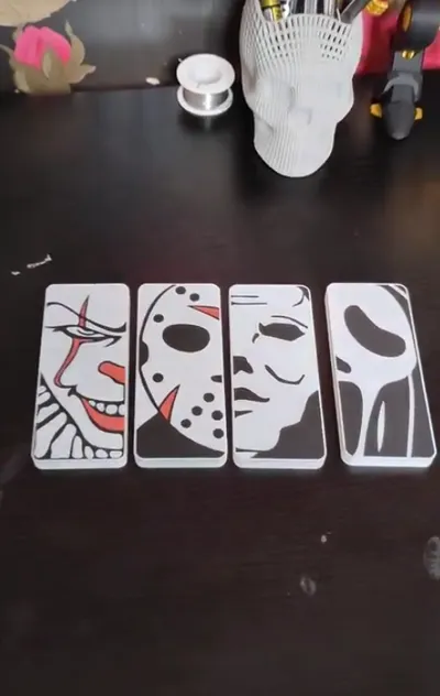 Horror movie tile light box by NotTooShabbyCreations MakerWorld ...