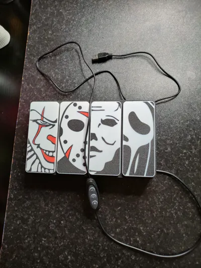 Horror movie tile light box by NotTooShabbyCreations MakerWorld ...