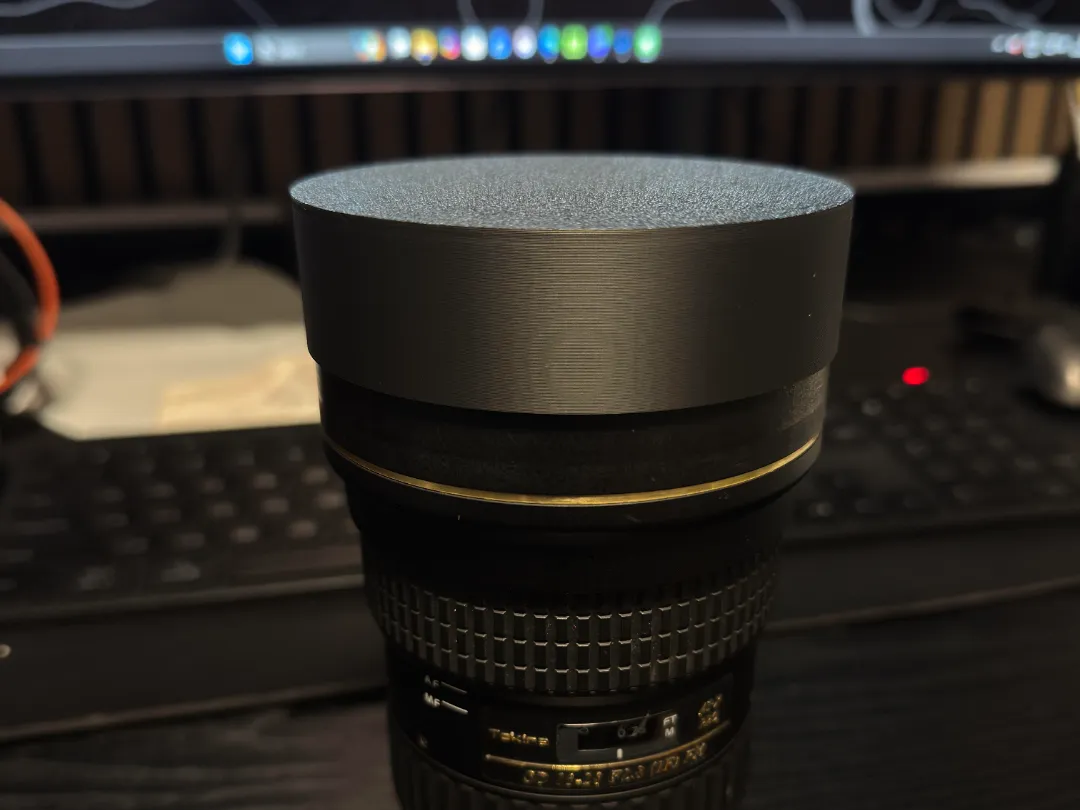 90mm Lens Cap (Tokina 16-28 2.8) - Free 3D Print Model - MakerWorld