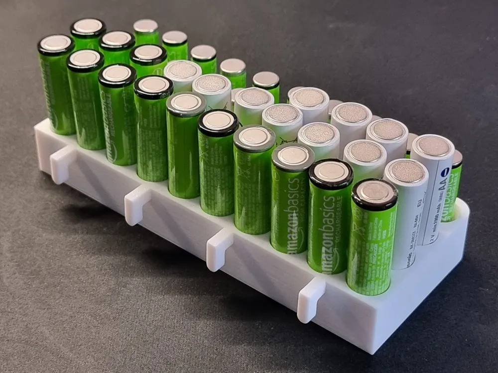 IKEA Skadis AA/AAA Battery Organizer by AU3D - MakerWorld