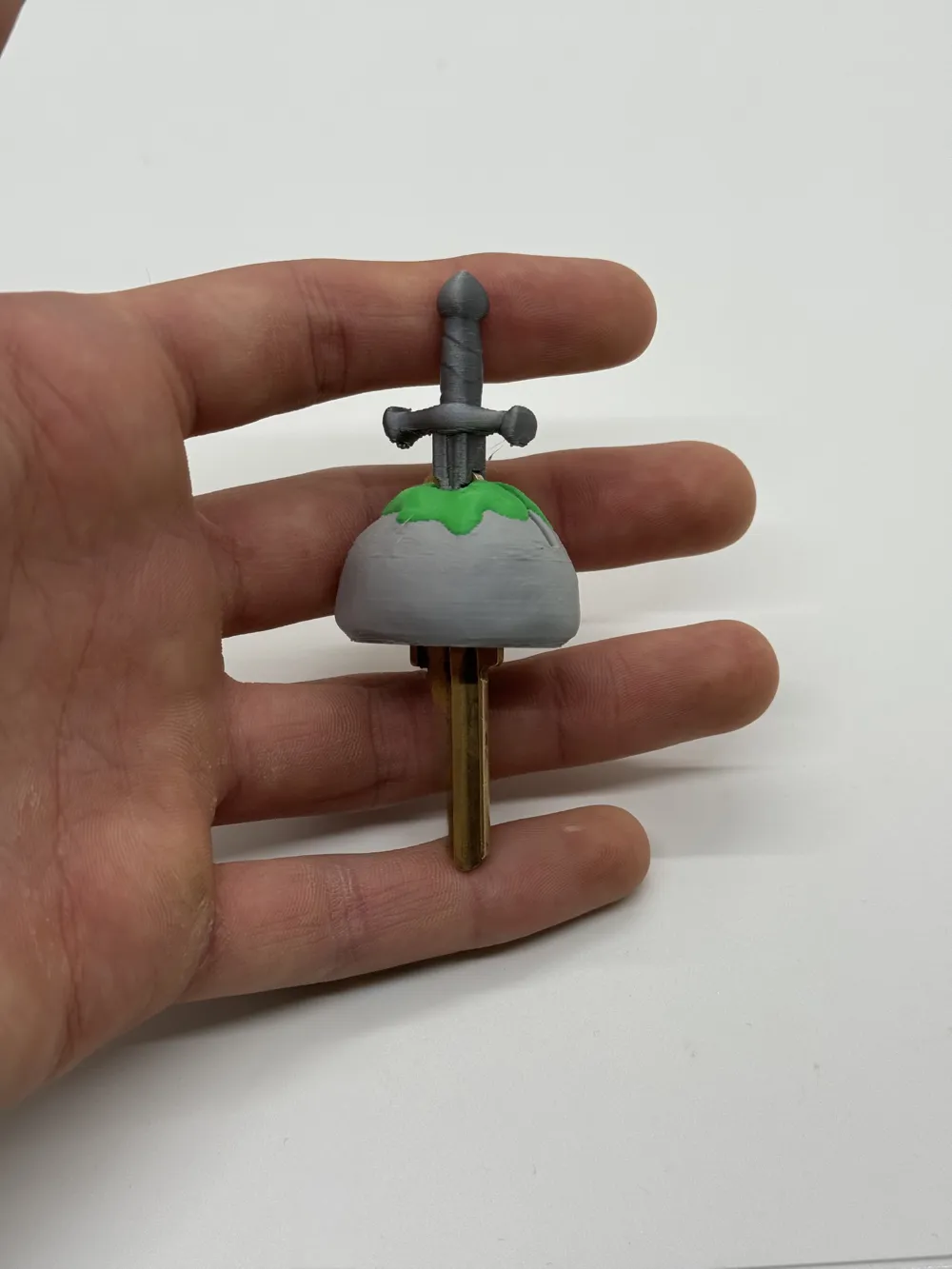 Sword in Stone Key Cover by NR Workshop MakerWorld: Download Free 3D Models