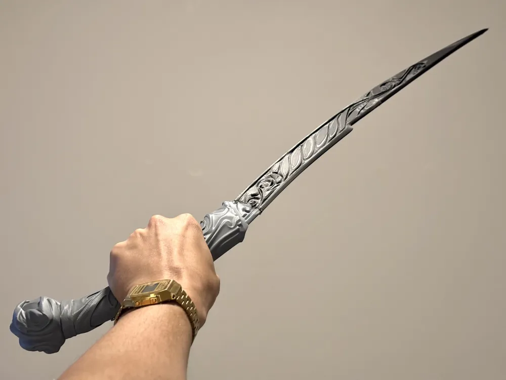 Oblivion Elven Shortsword Medieval Weapon V1 By Chase Curtis
