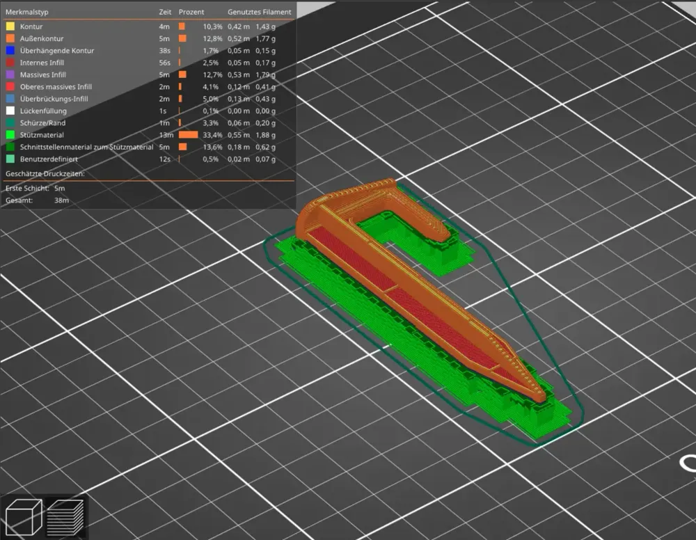Lawnnail / Wire spike for magnet barrier (Worx) by morpheus61 - MakerWorld