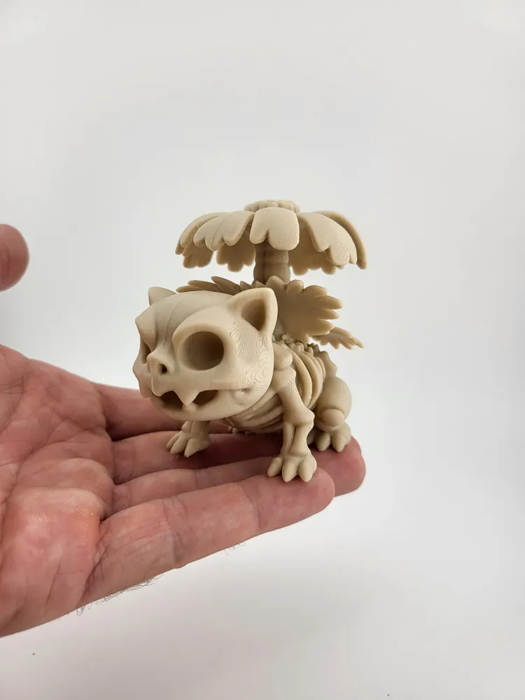 Venusaur Skeleton 3D Model Pokemon Figurine - Free 3D Print Model ...