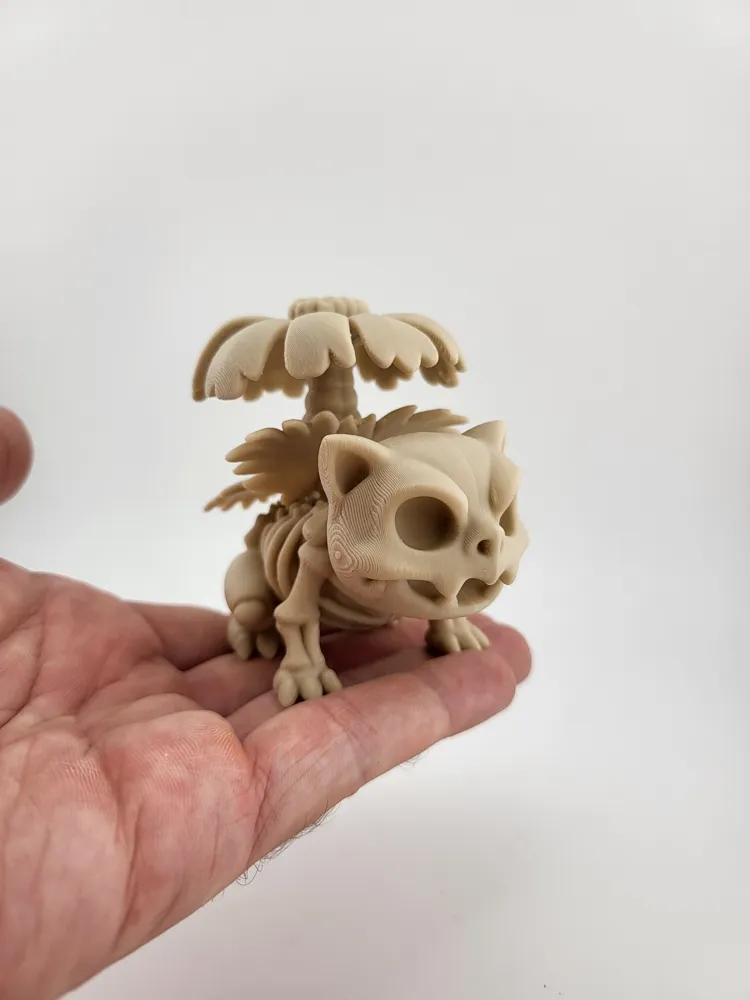 Venusaur Skeleton 3D Model Pokemon Figurine by Mad power MakerWorld ...