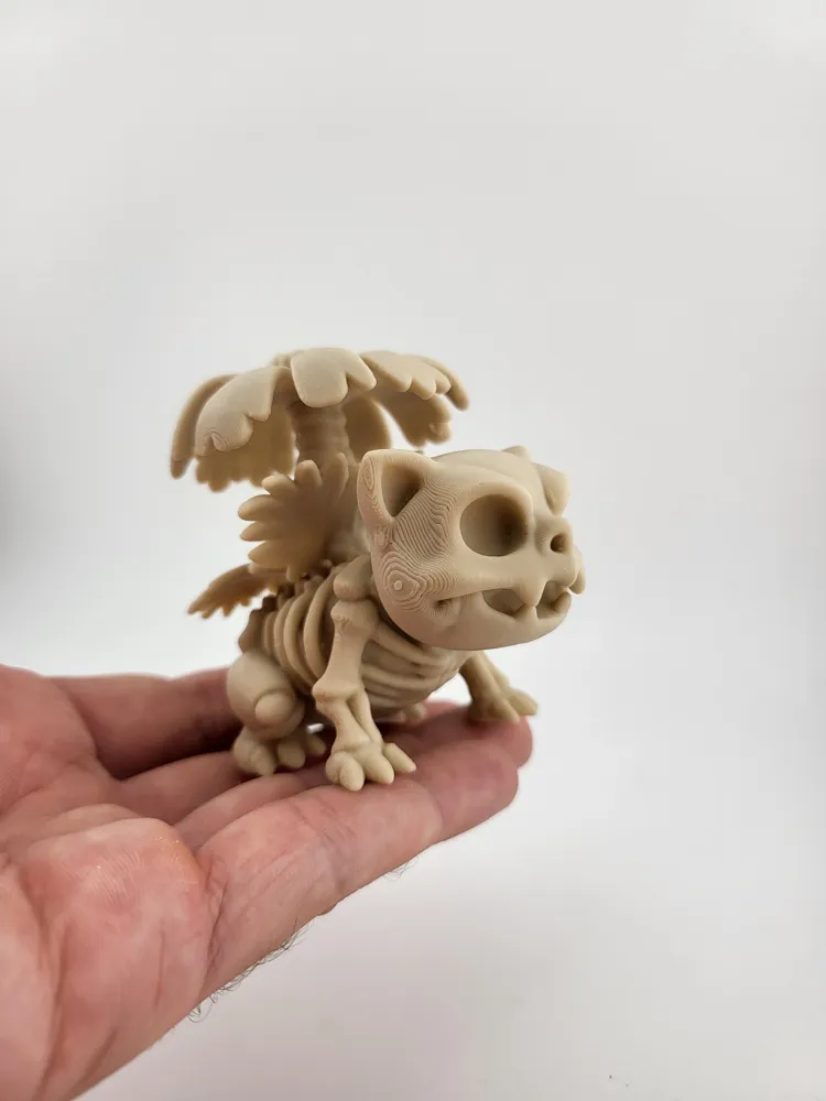 Venusaur Skeleton 3D Model Pokemon Figurine - Free 3D Print Model ...