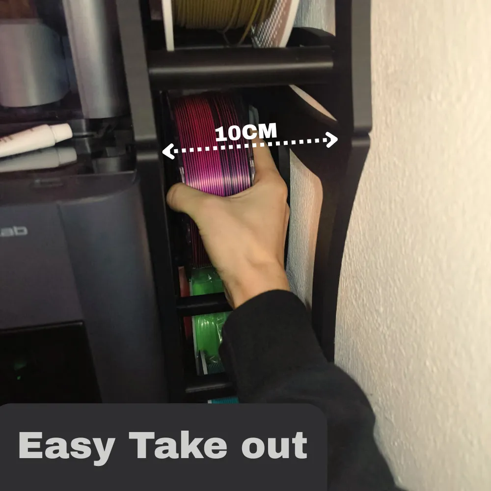 Modular filament spool storage - Free 3D Print Model - MakerWorld