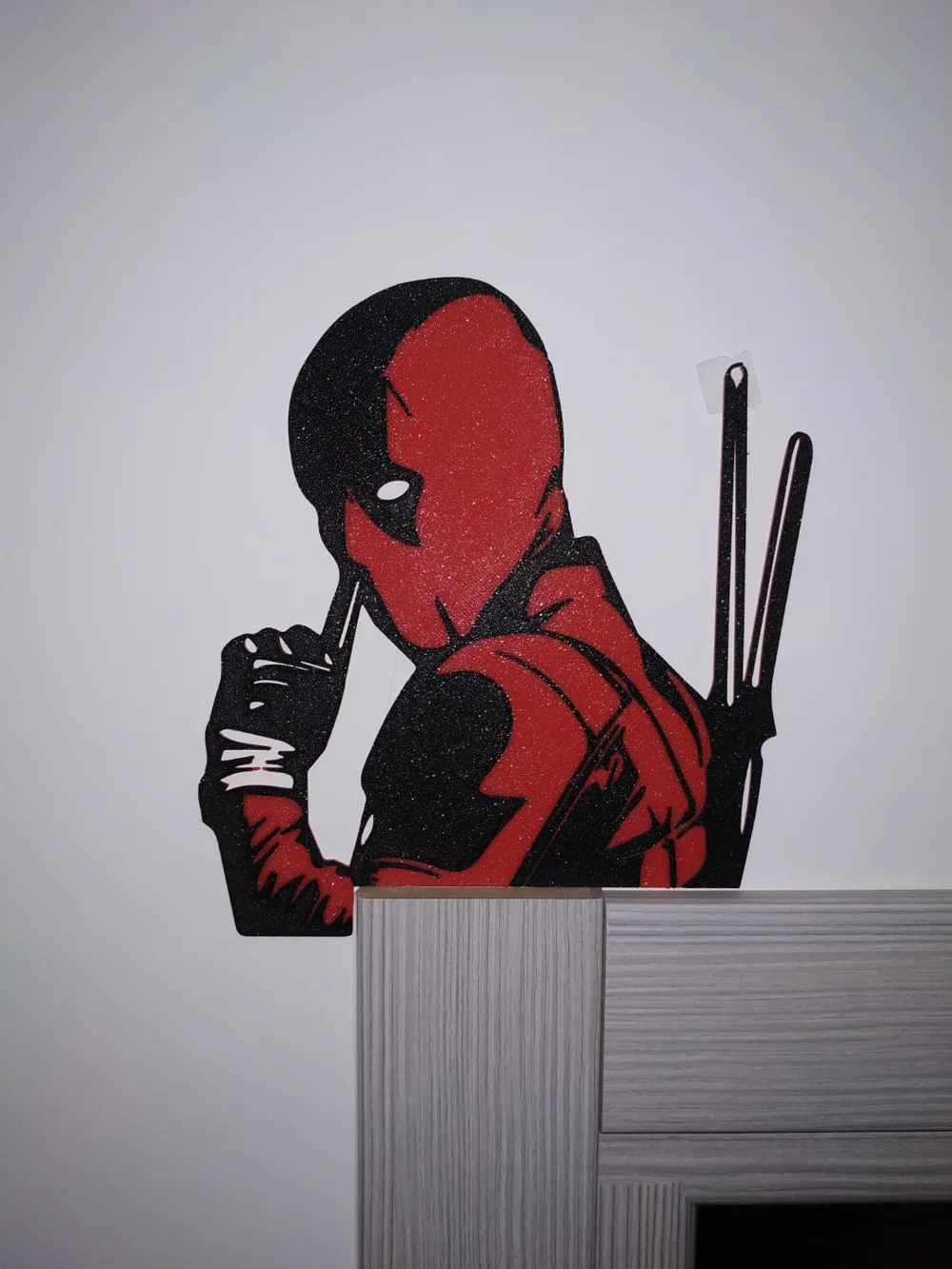 Door corner DeadPool - Free 3D Print Model - MakerWorld