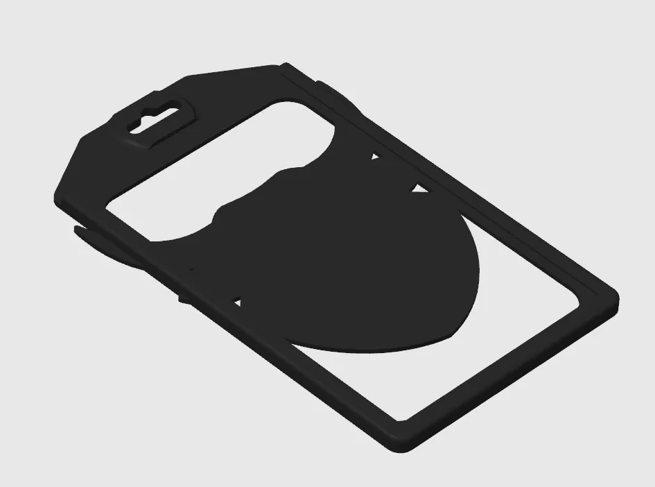Generic Size Bull ID Card Holder - Free 3D Print Model - MakerWorld