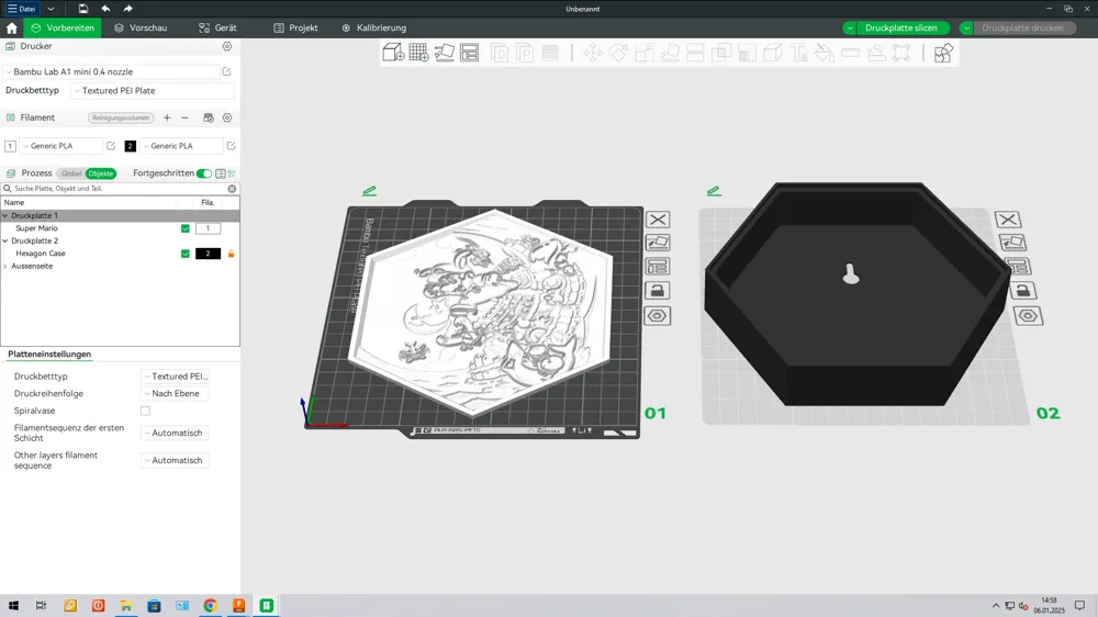 Hexagon Lamp Super Mario by rgb-Slotcover MakerWorld: Download Free 3D ...