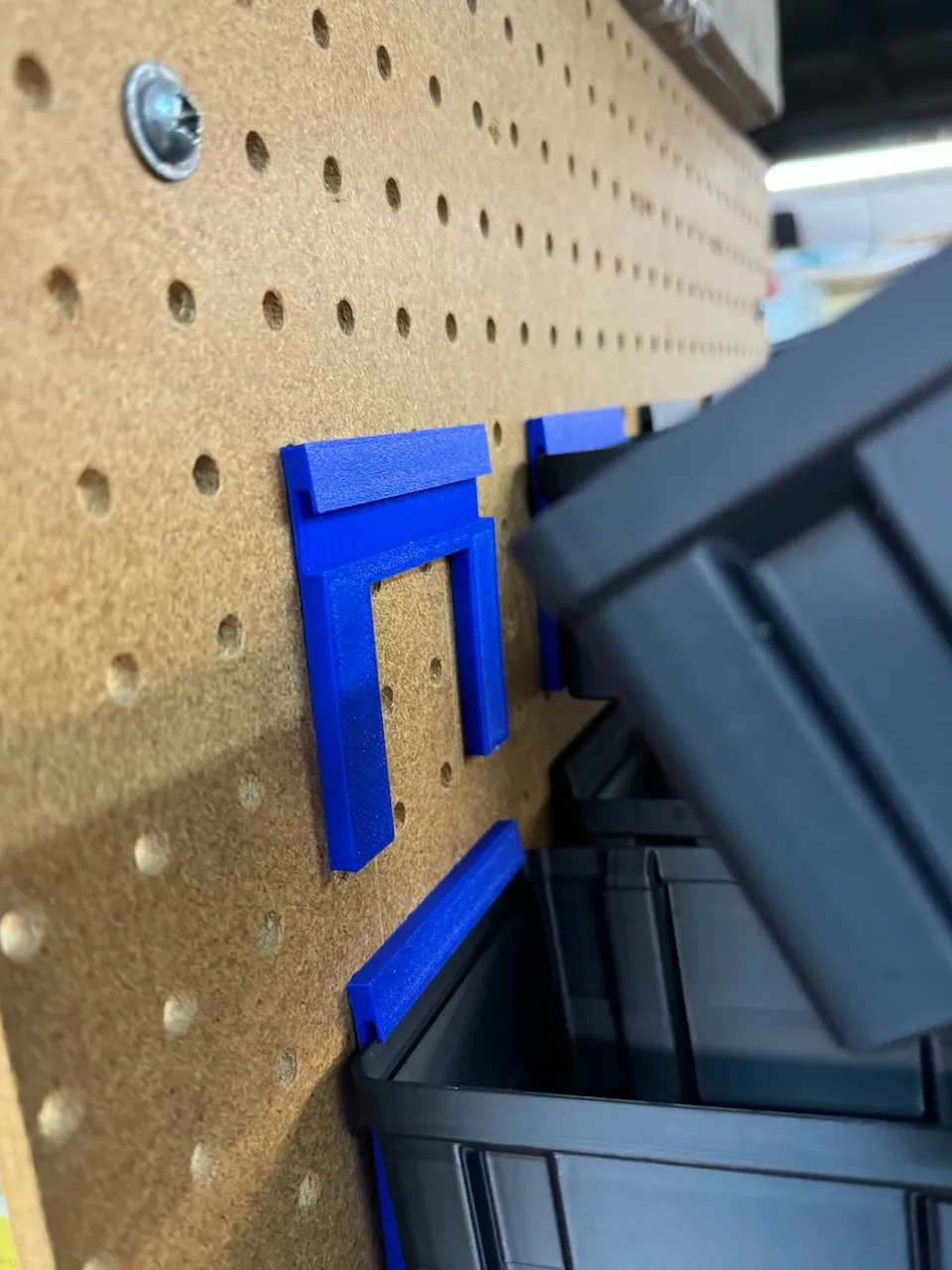 Pegboard Mount for Stackable box V1 and 2 - Free 3D Print Model ...