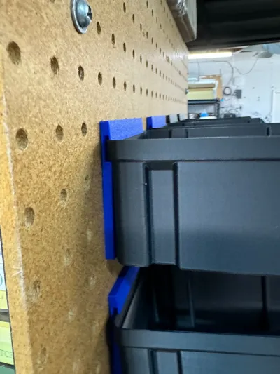 Pegboard Mount for Stackable box V1 and 2 by WhatsUp3d MakerWorld ...