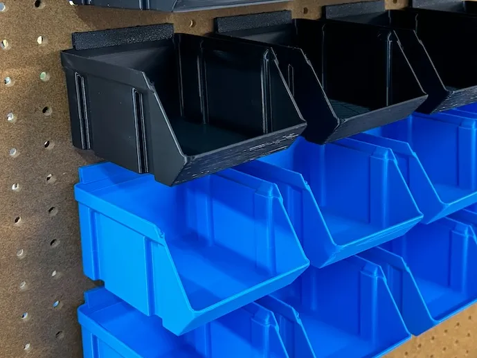 Pegboard Mount for Stackable box V1 and 2 - Free 3D Print Model ...