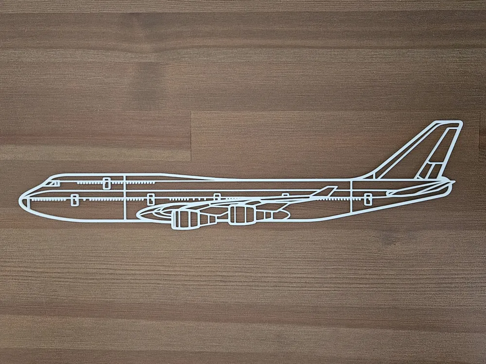 Boeing 747 Wallart by LimaMike3D - MakerWorld