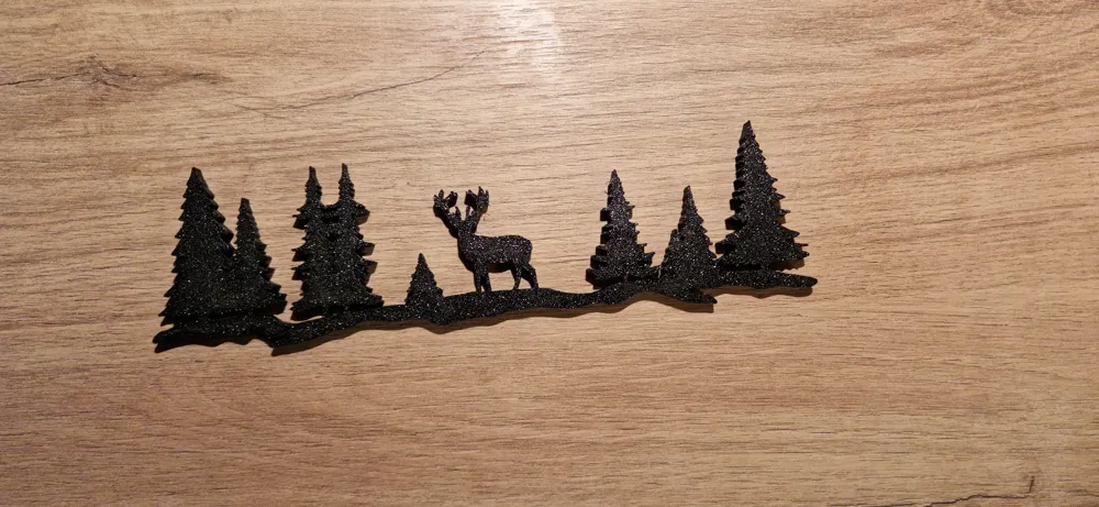 DEER AND CLEAN FOREST - Free 3D Print Model - MakerWorld