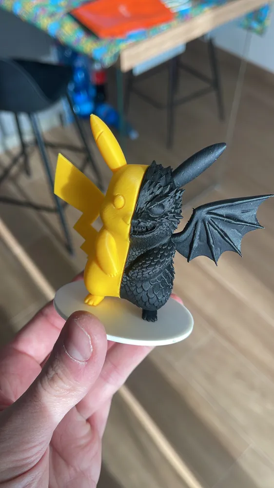 Pikachu Dämon - Hochdetailliertes Mashup – Kostenloses 3D-Druckmodell ...