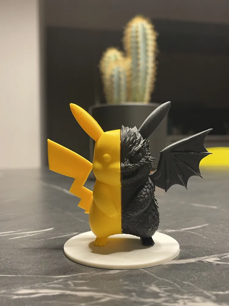 Pikachu Dämon - Hochdetailliertes Mashup – Kostenloses 3D-Druckmodell ...