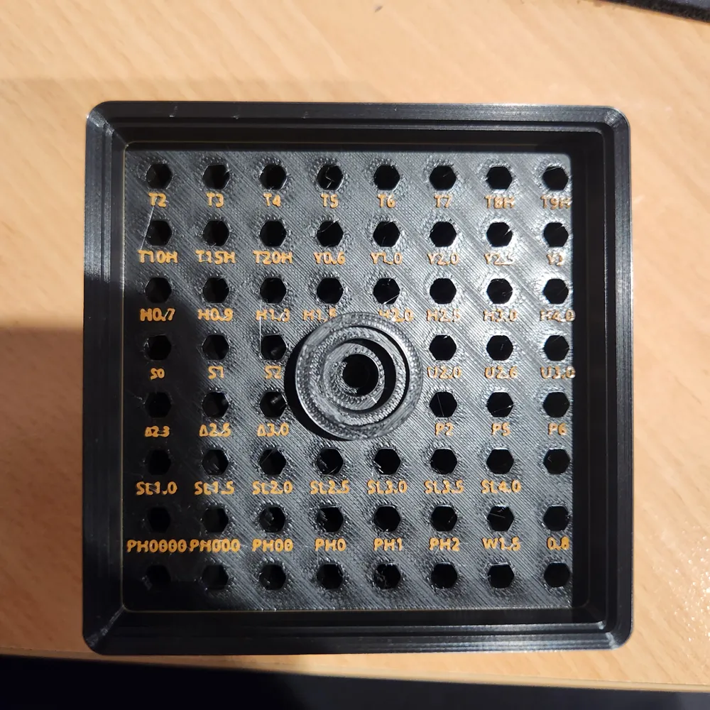 Gridfinity Xiaomi precision screwdriver bit bin Remixed by Jufy111 ...