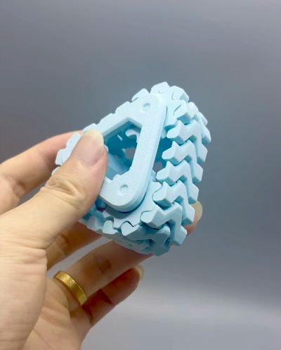 Flexi Track Fidget Toy Free 3d Print Model Makerworld