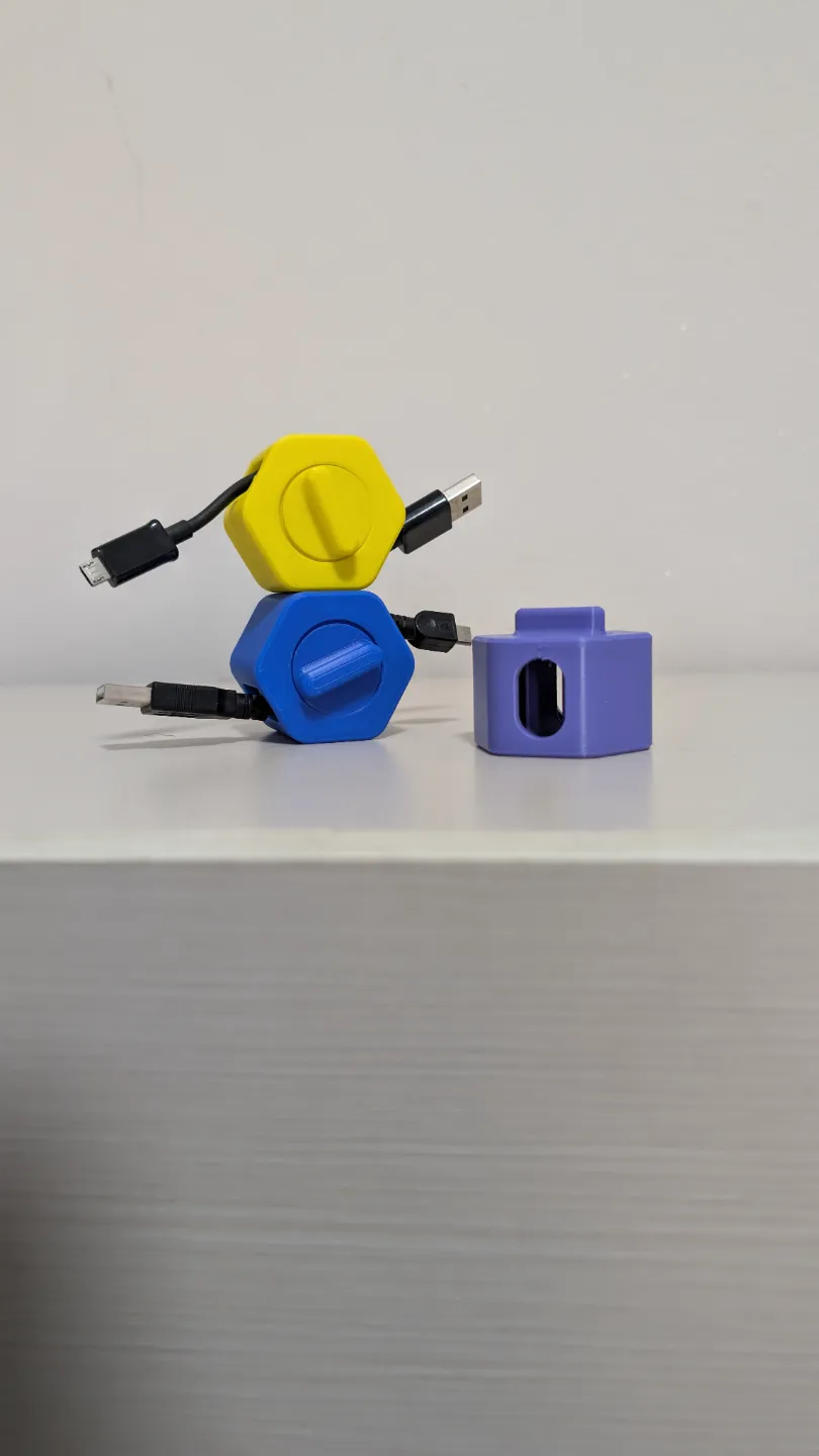 Roll-up cable organizer print in place (3 size) by M3D WORKS - MakerWorld