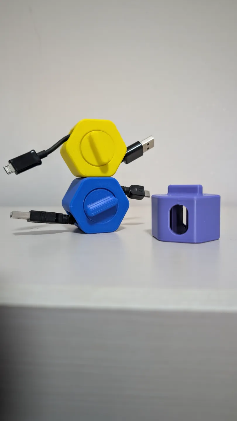 Roll-up cable organizer print in place (3 size) by M3D WORKS - MakerWorld