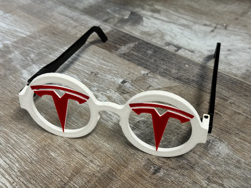 Tesla glasses Remixed by Keyline Studio MakerWorld: Download Free 3D Models