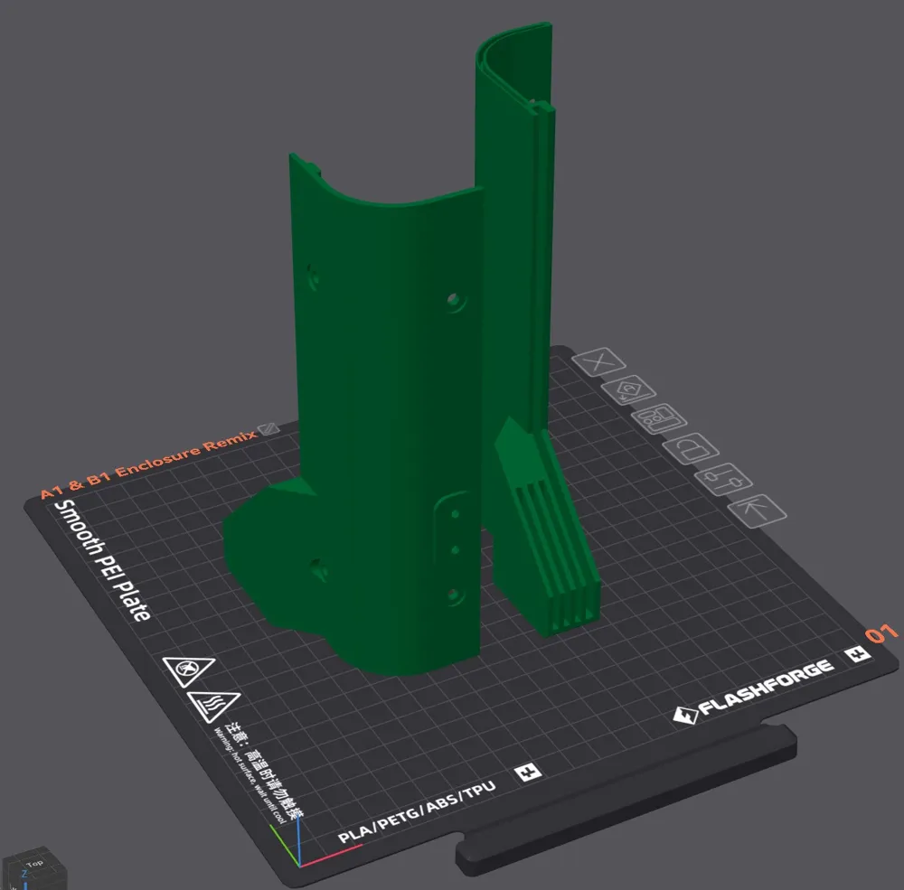 AD5X A1 & B1 Enclosure Remix - Plate Holder - Free 3D Print Model ...