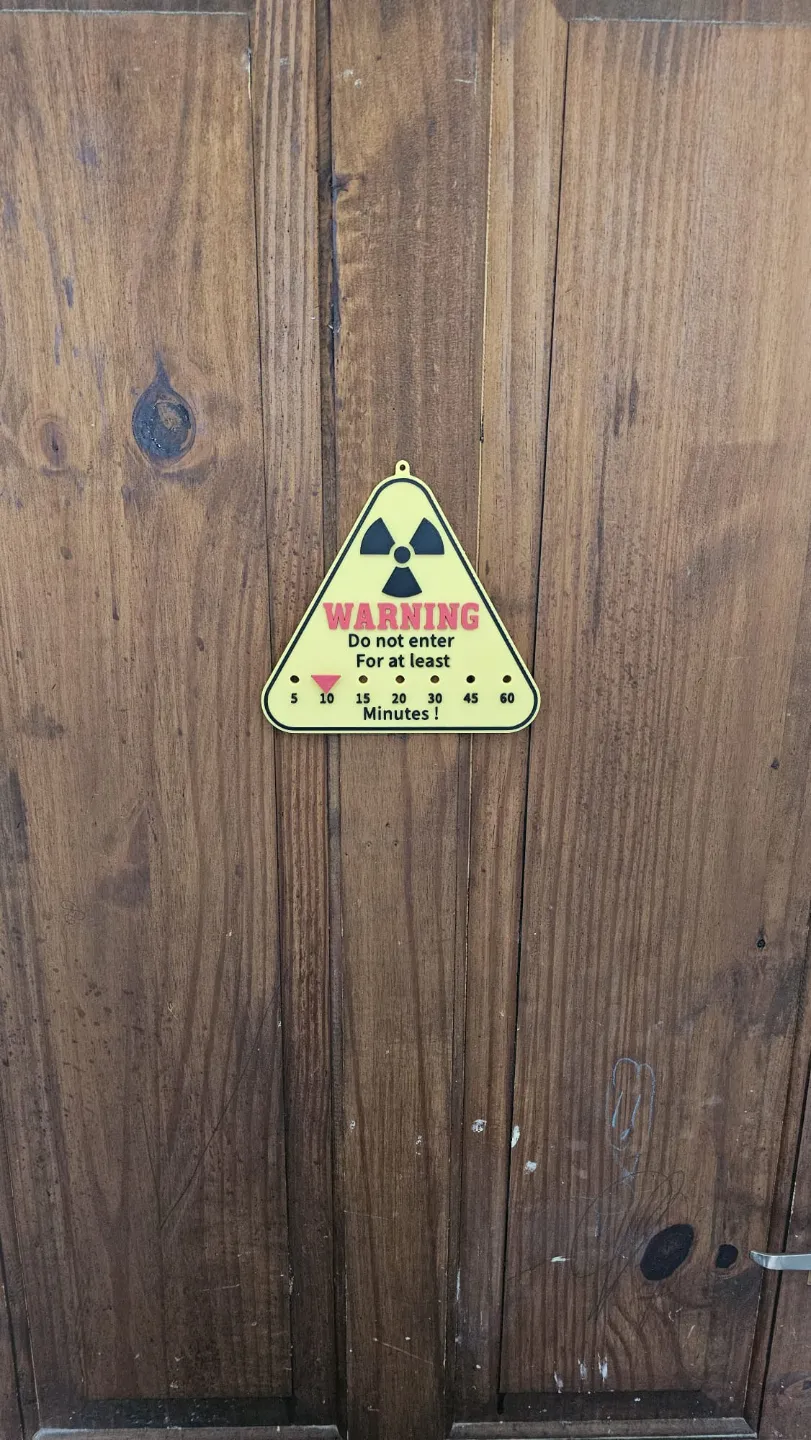 Bathroom smell warning scale by H3RBSKI - MakerWorld