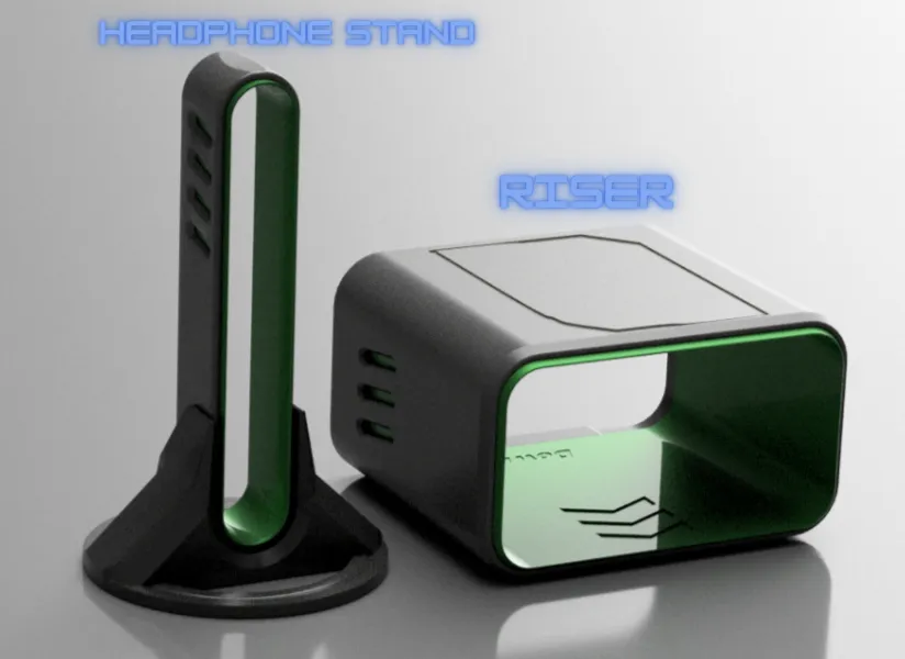 Hyperiser PC monitor riser/mini pc by Makerspace987 MakerWorld ...